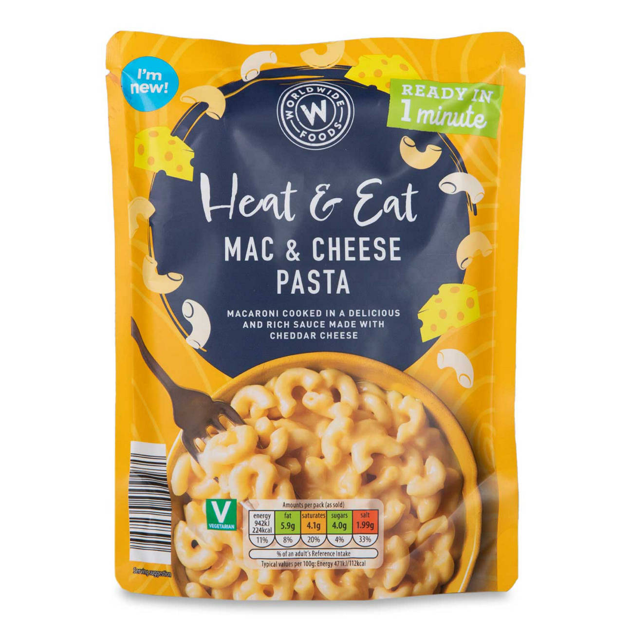 Heat & Eat Mac & Cheese Pasta Pouch | ALDI UK